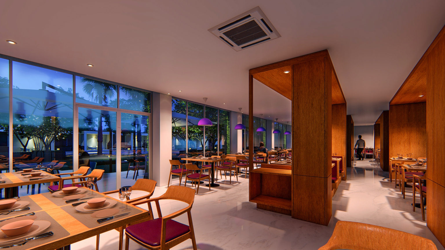 THE ATRIUM HOTEL : Architecture by MAP Design I Architect